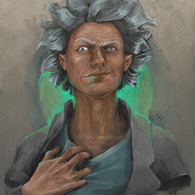 ArtStation - Realistic Rick