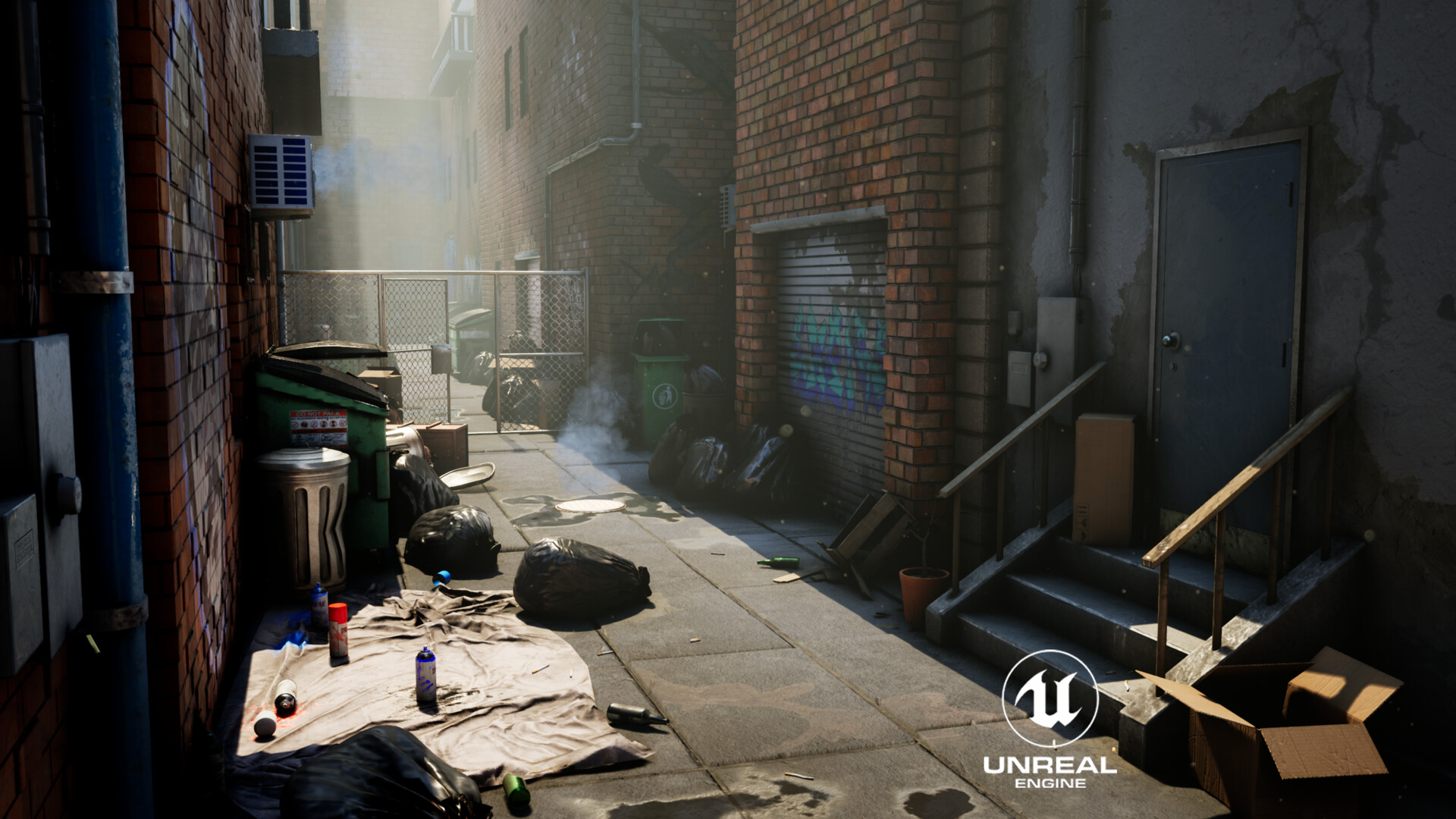 ArtStation - Outcast Alley - Real time Environment