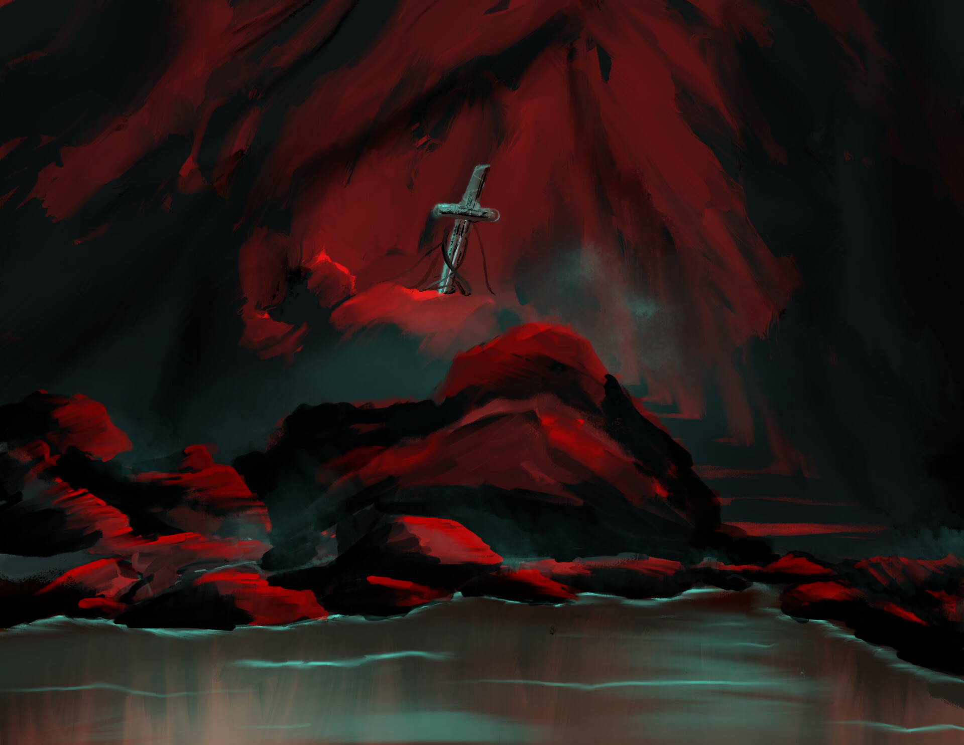 ArtStation - Red Caves