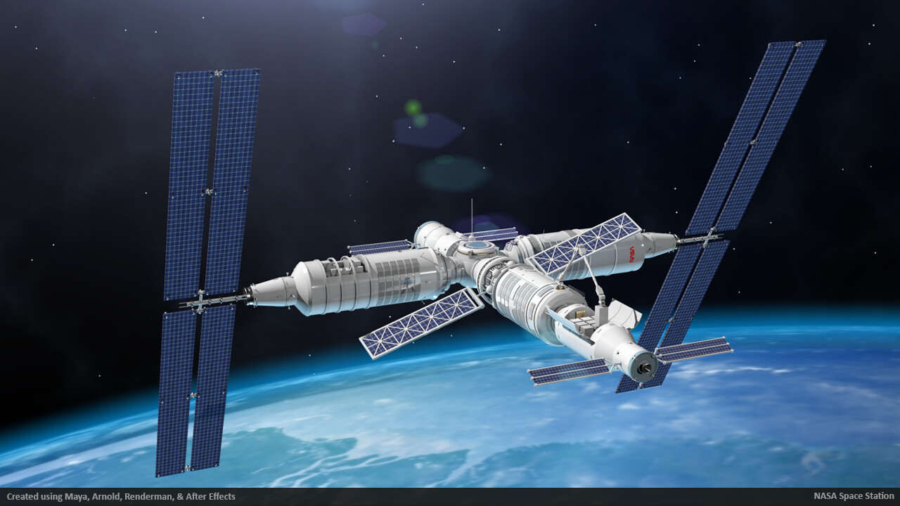 ArtStation - NASA Space Station