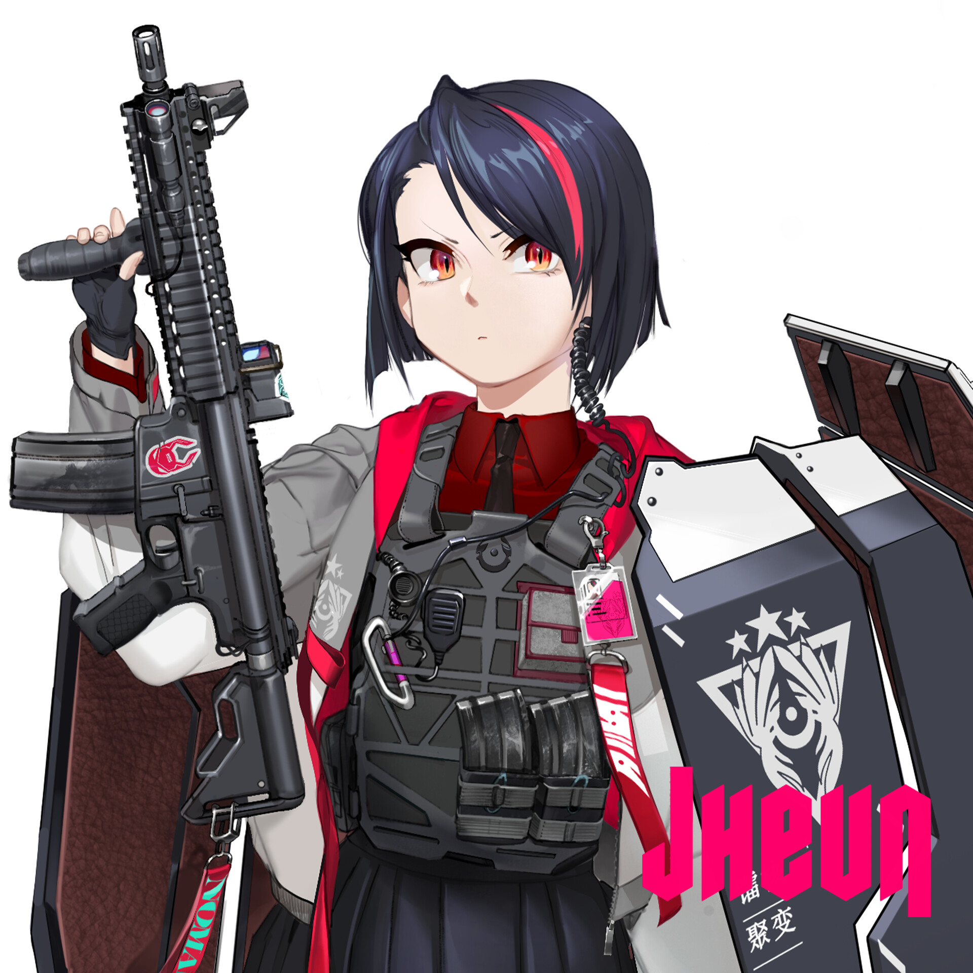 ArtStation - Girl with Gun