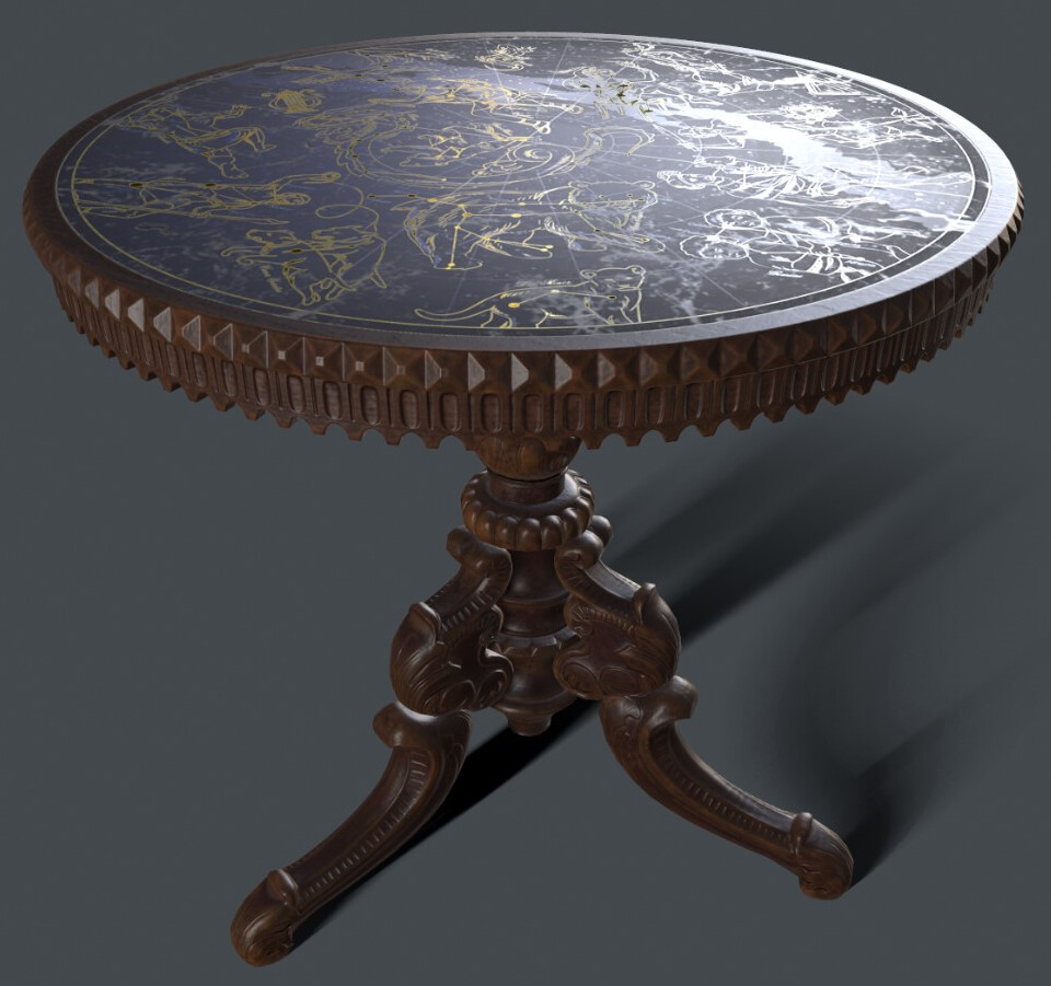 ArtStation - Victorian Table