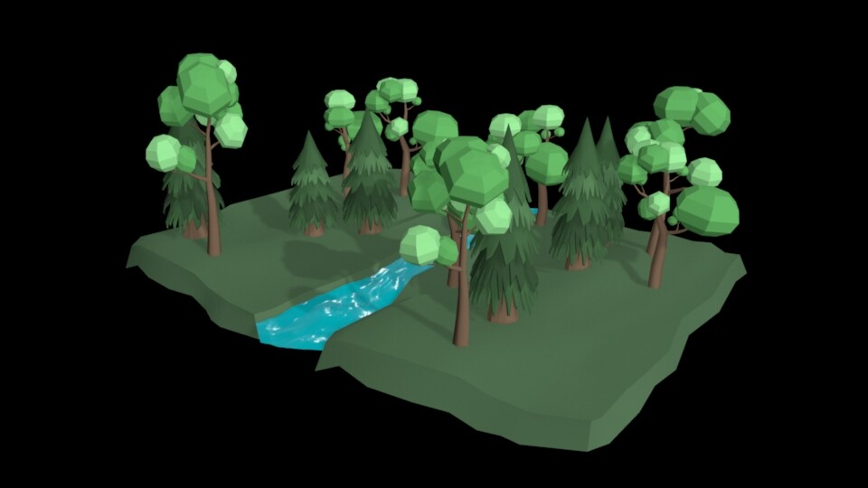 ArtStation - Forest Island