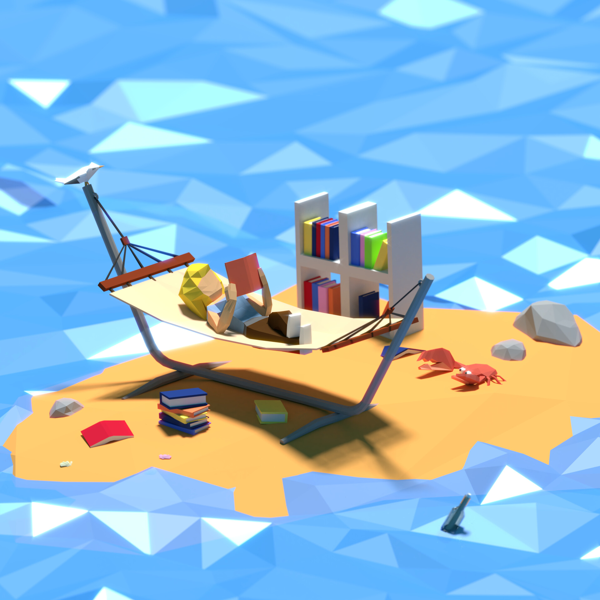 ArtStation - Book Island