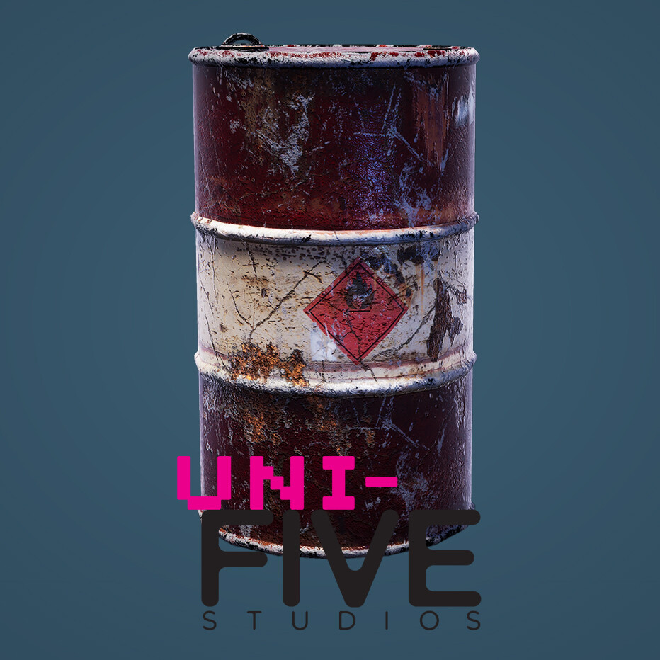 ArtStation - uniFIVE - Explosive Barrel
