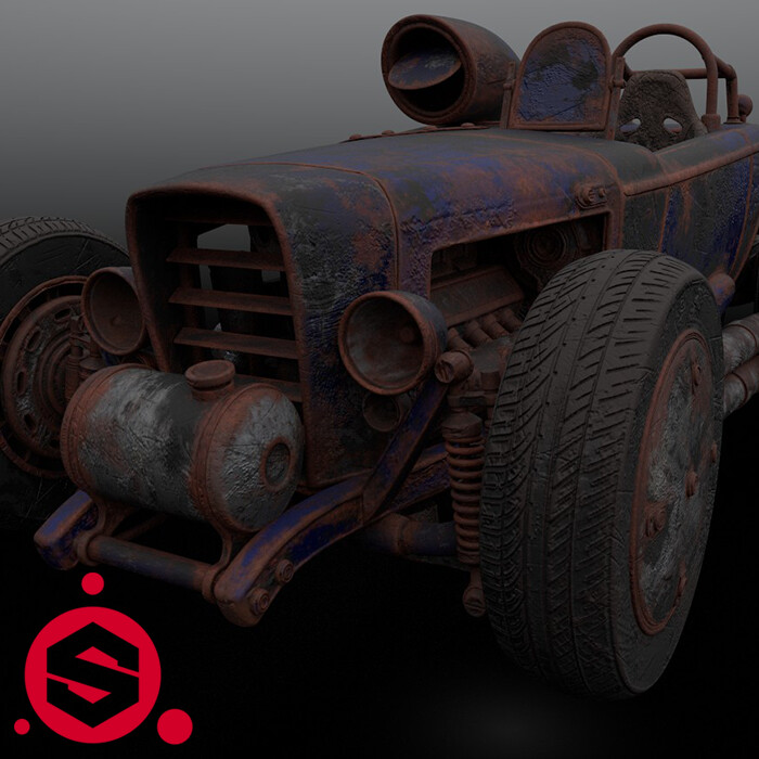 ArtStation - HOT ROD (Rusty)