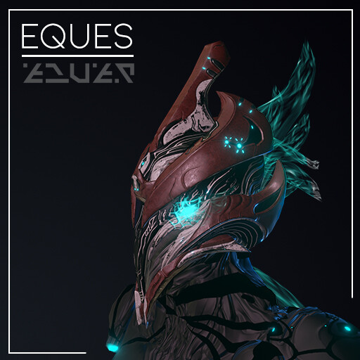 ArtStation - Warframe Eques Revenant Tennogen Helmet