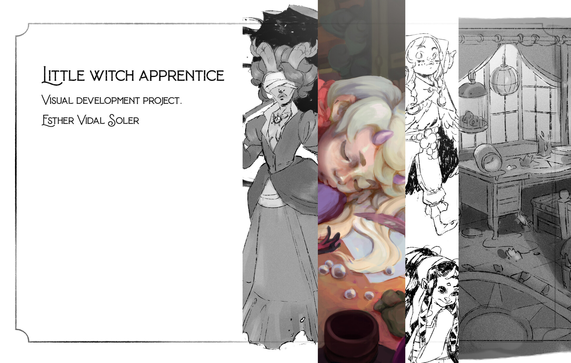 ArtStation - The little witch apprentice project