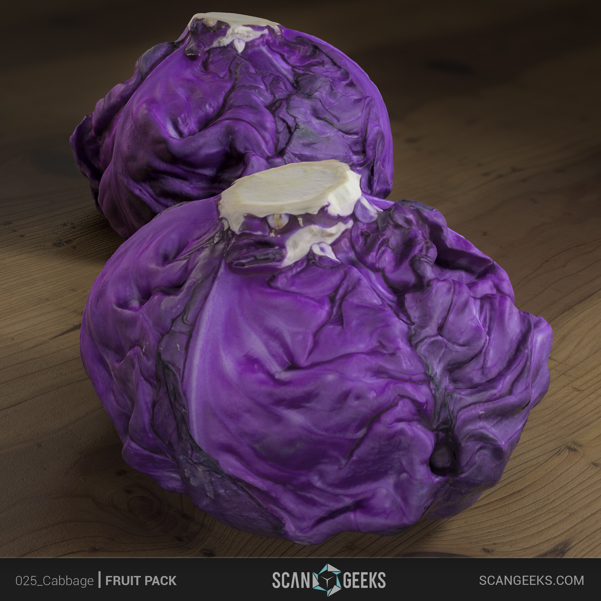 ArtStation - Cabbage - Photogrammetry Asset 3D PhotoScan