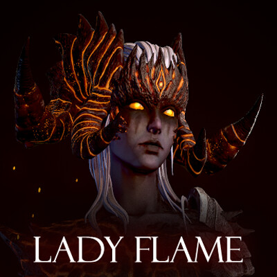 ArtStation - Lady Flame