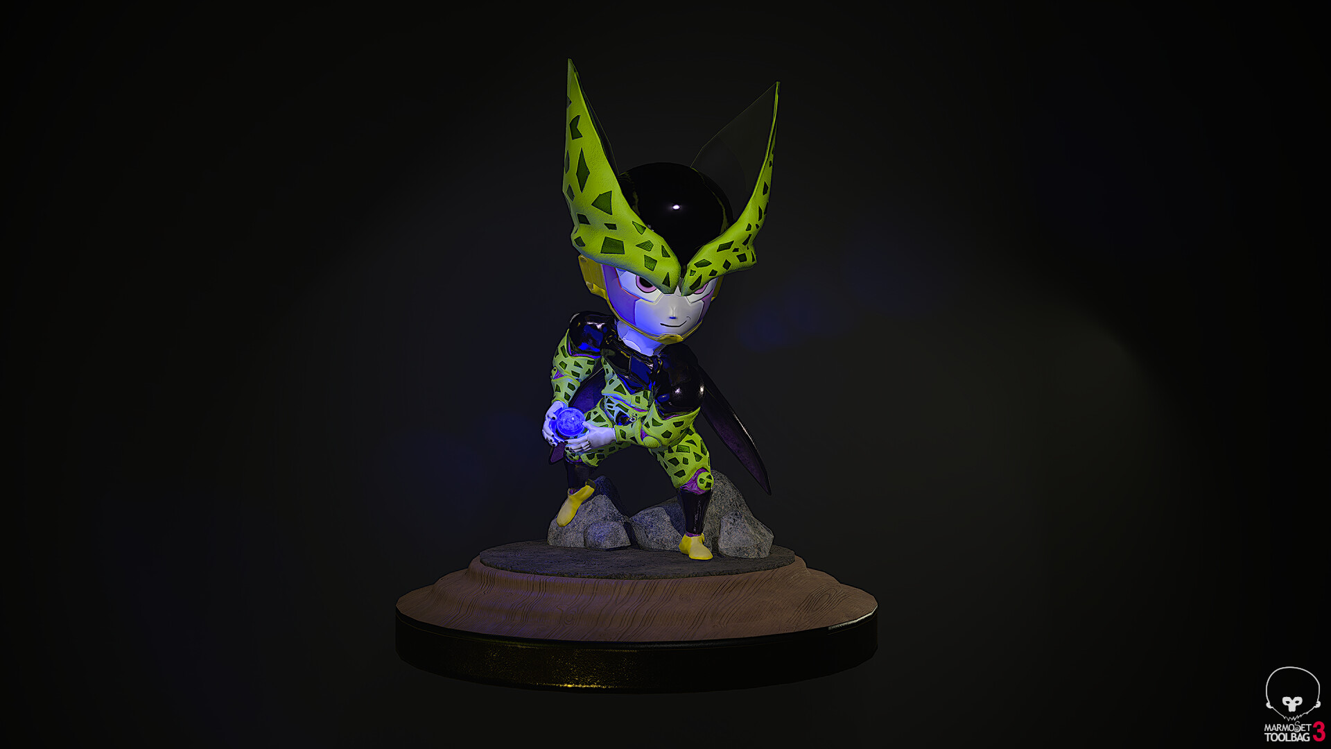 ArtStation - Perfect Cell Chibi (Dragon Ball Z FanArt)