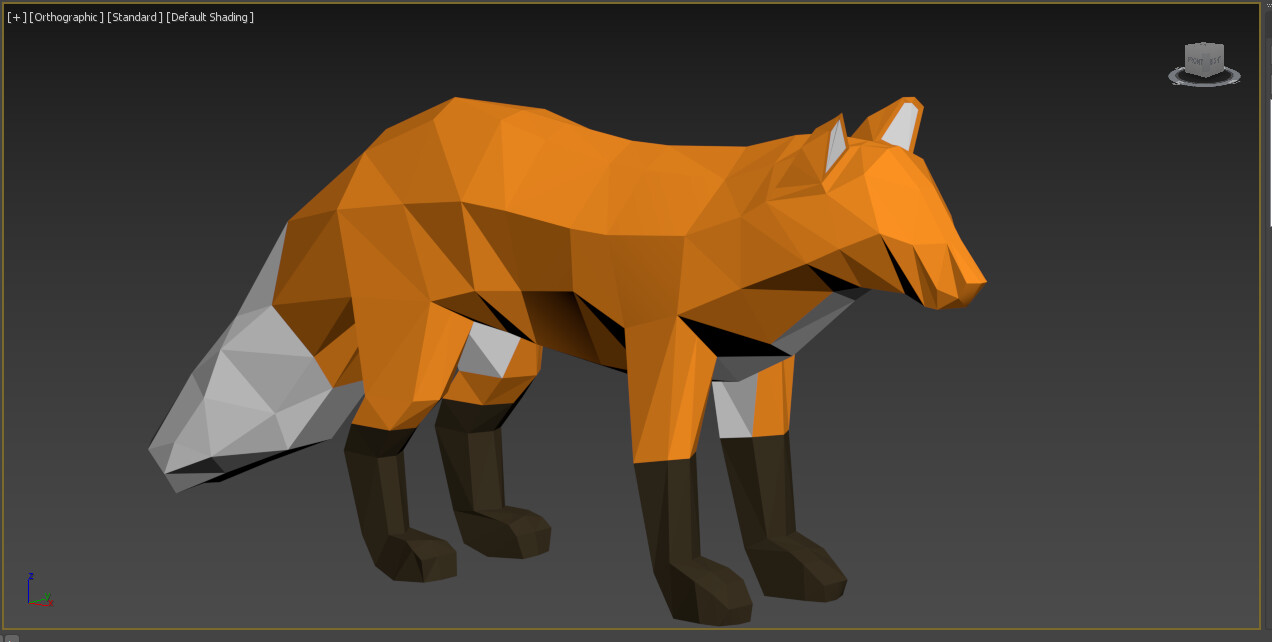 ArtStation - Low Poly Fox