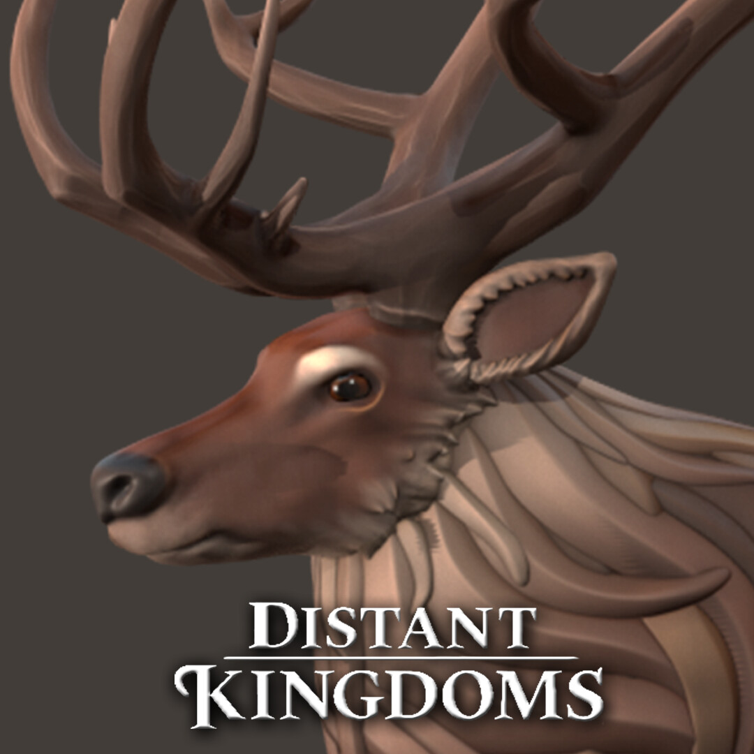 ArtStation - Deer Creatures - Distant Kingdoms
