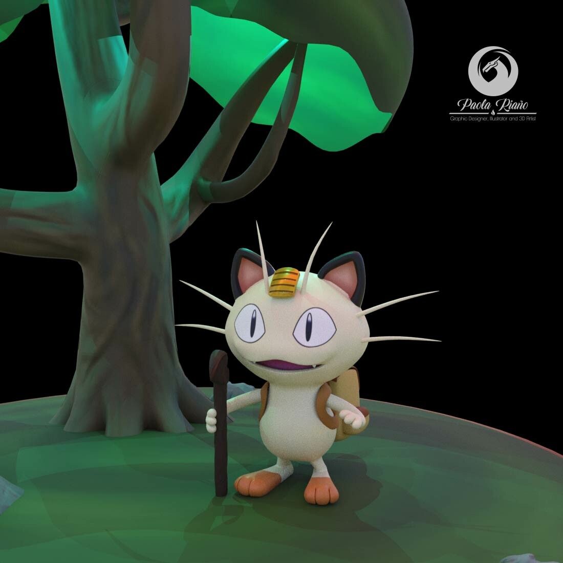 ArtStation - Meowth - FanArt