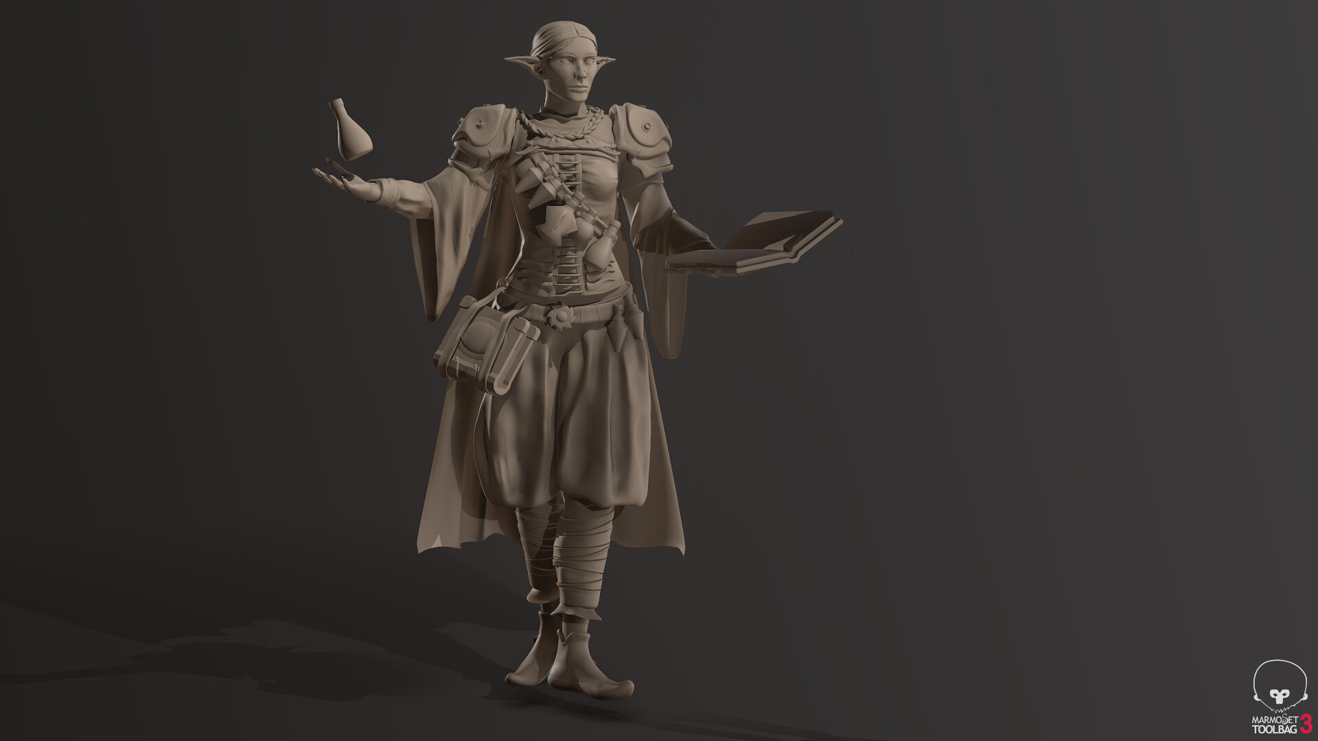 ArtStation - Elven Alchemist