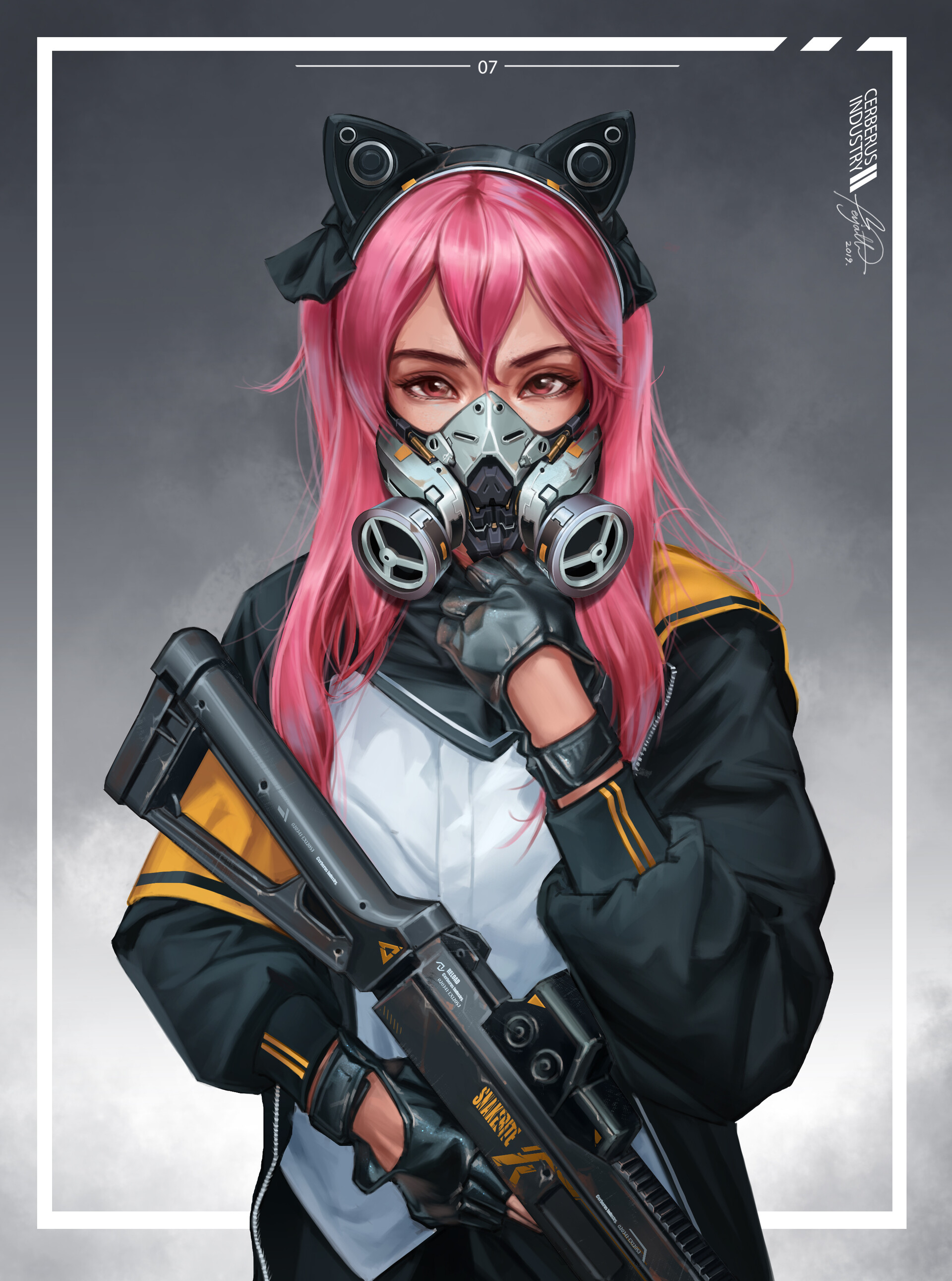 ArtStation - Masked girl