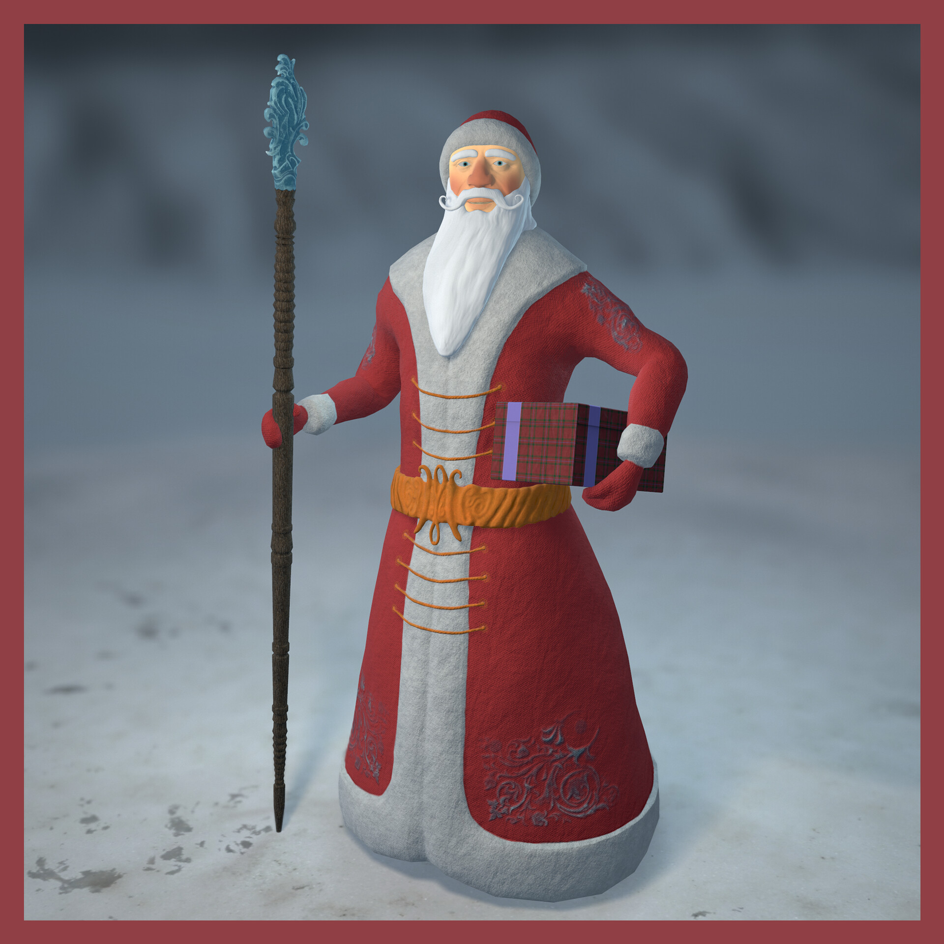 ArtStation - Santa Claus (Russian) - AR App