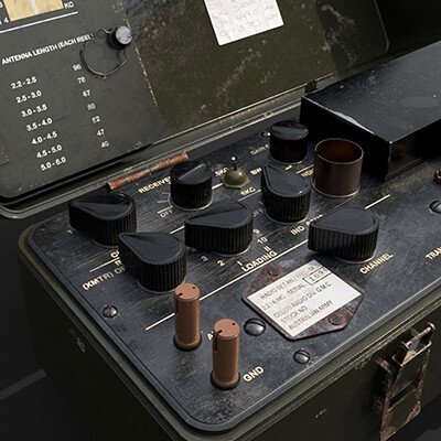 ArtStation - PRC-64 Radio