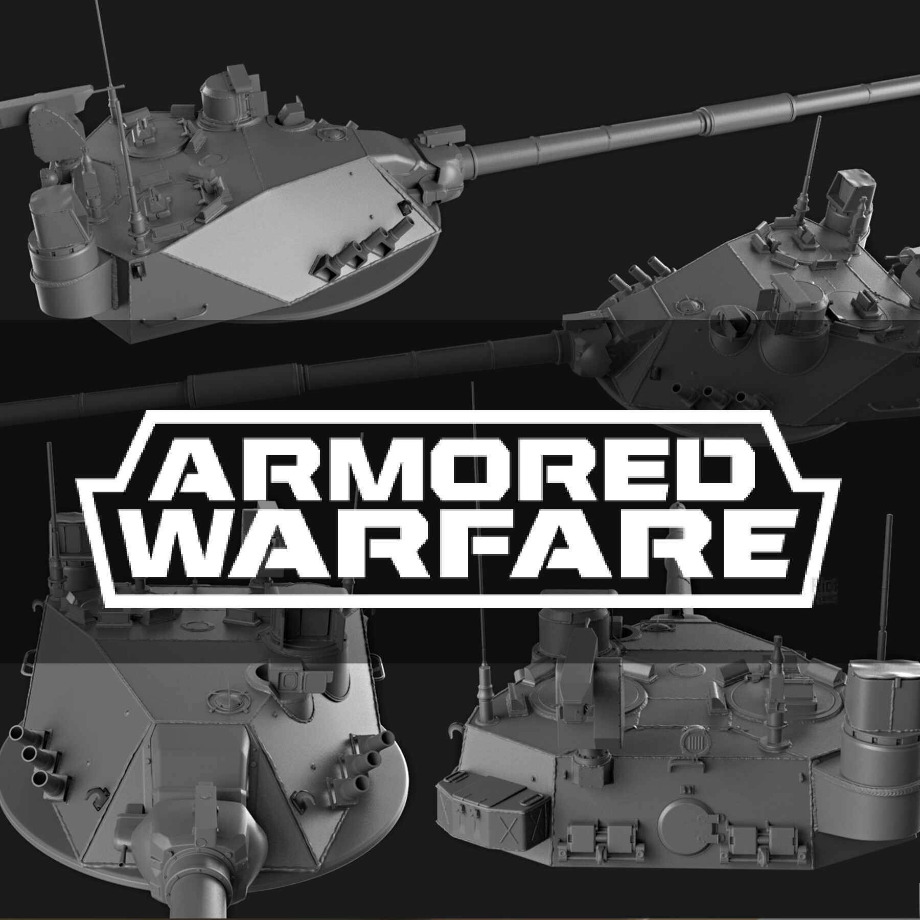 ArtStation - Tank Turret