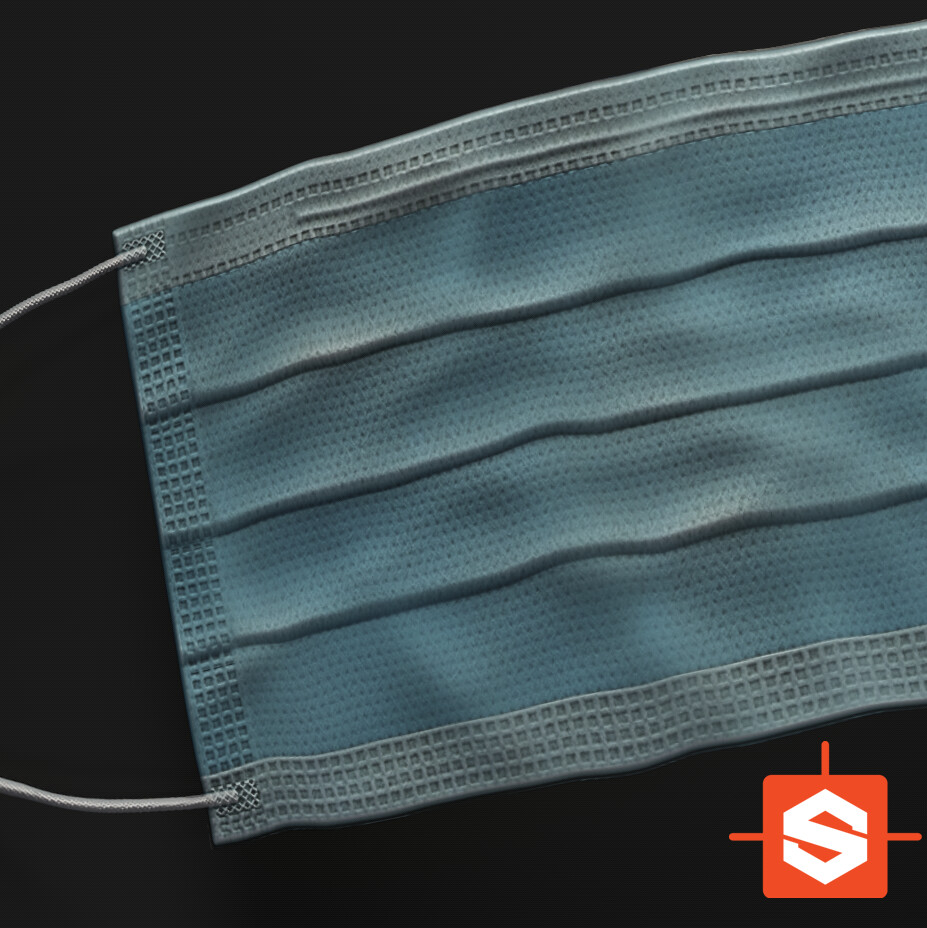 ArtStation - Surgical Mask - Substance Designer