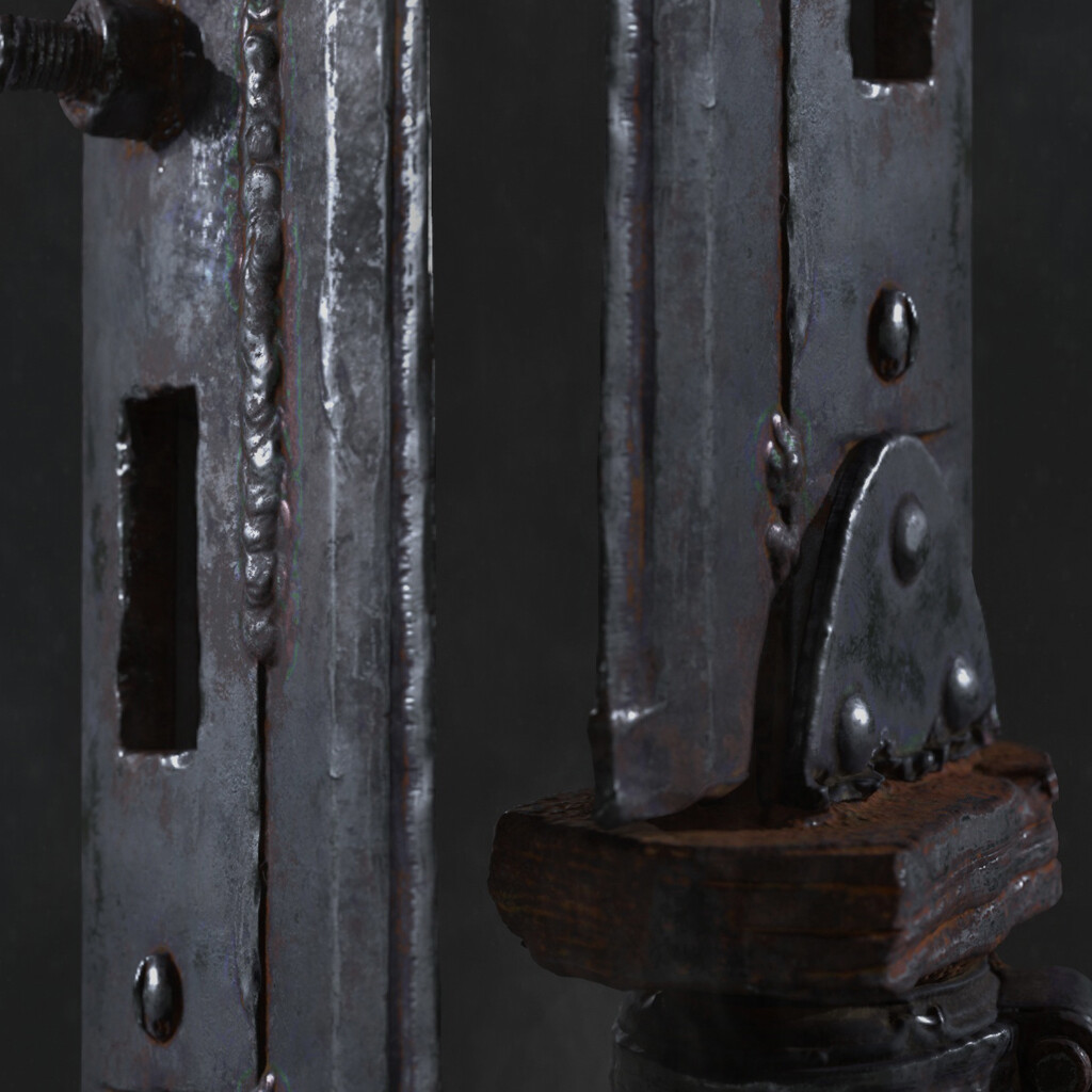 ArtStation - Post apocalyptic melee weapon