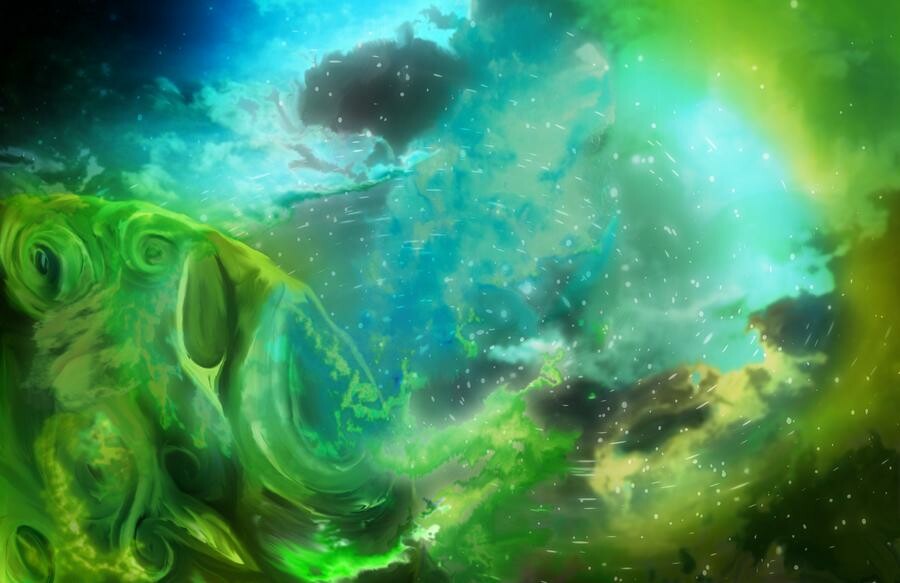 ArtStation - Cosmic Spectrum (Blue-Green)