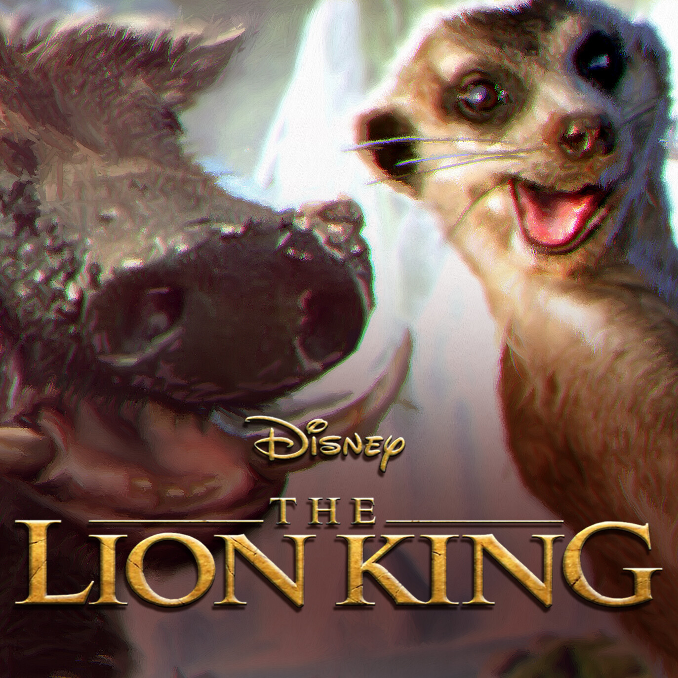 ArtStation - The Lion King ( 2019 ) Early Key art for Timon and Pumba.