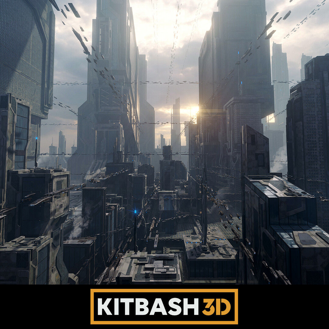 ArtStation - KitBash3D - Sci-Fi Industrial