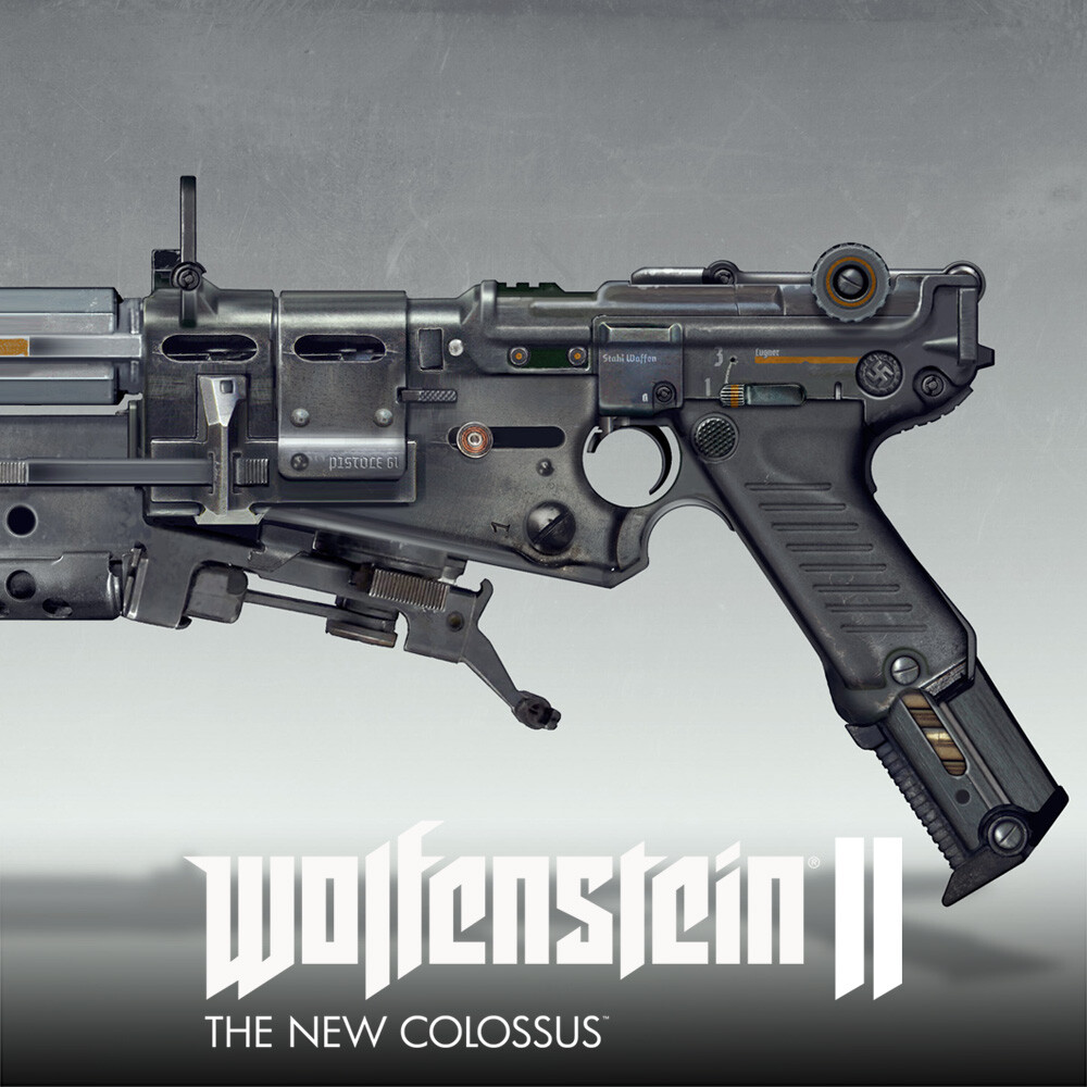 ArtStation - Concept Art Wolfenstein The New Colossus - Pistole