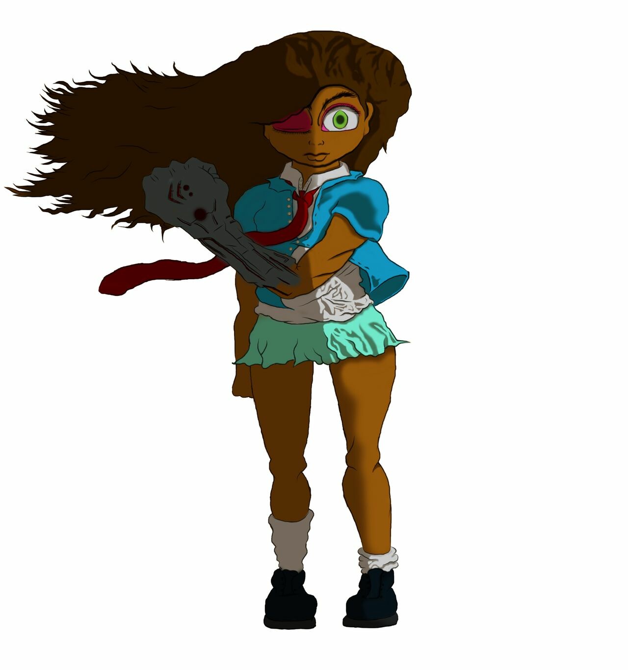 ArtStation - Shatana the crusher work process