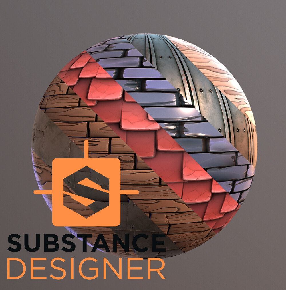 ArtStation - Substance Designer - Various Cartoon Materials