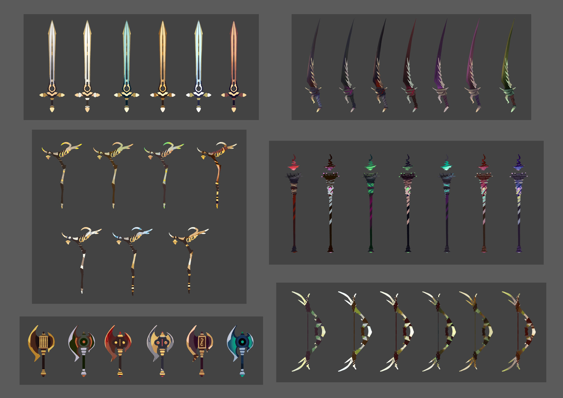 ArtStation - Fantasy Weapons