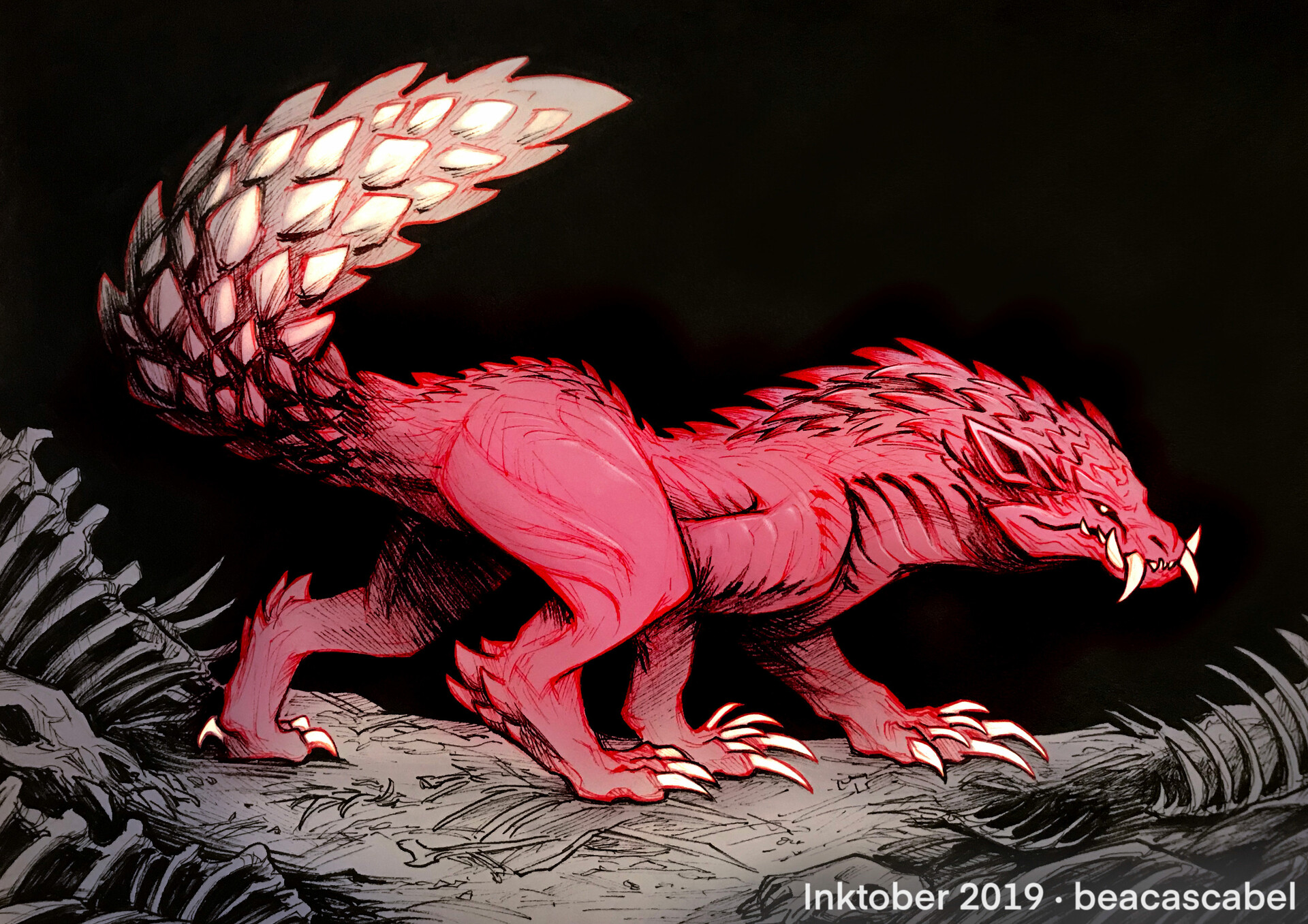 ArtStation - Inktober day 15 - Odogaron