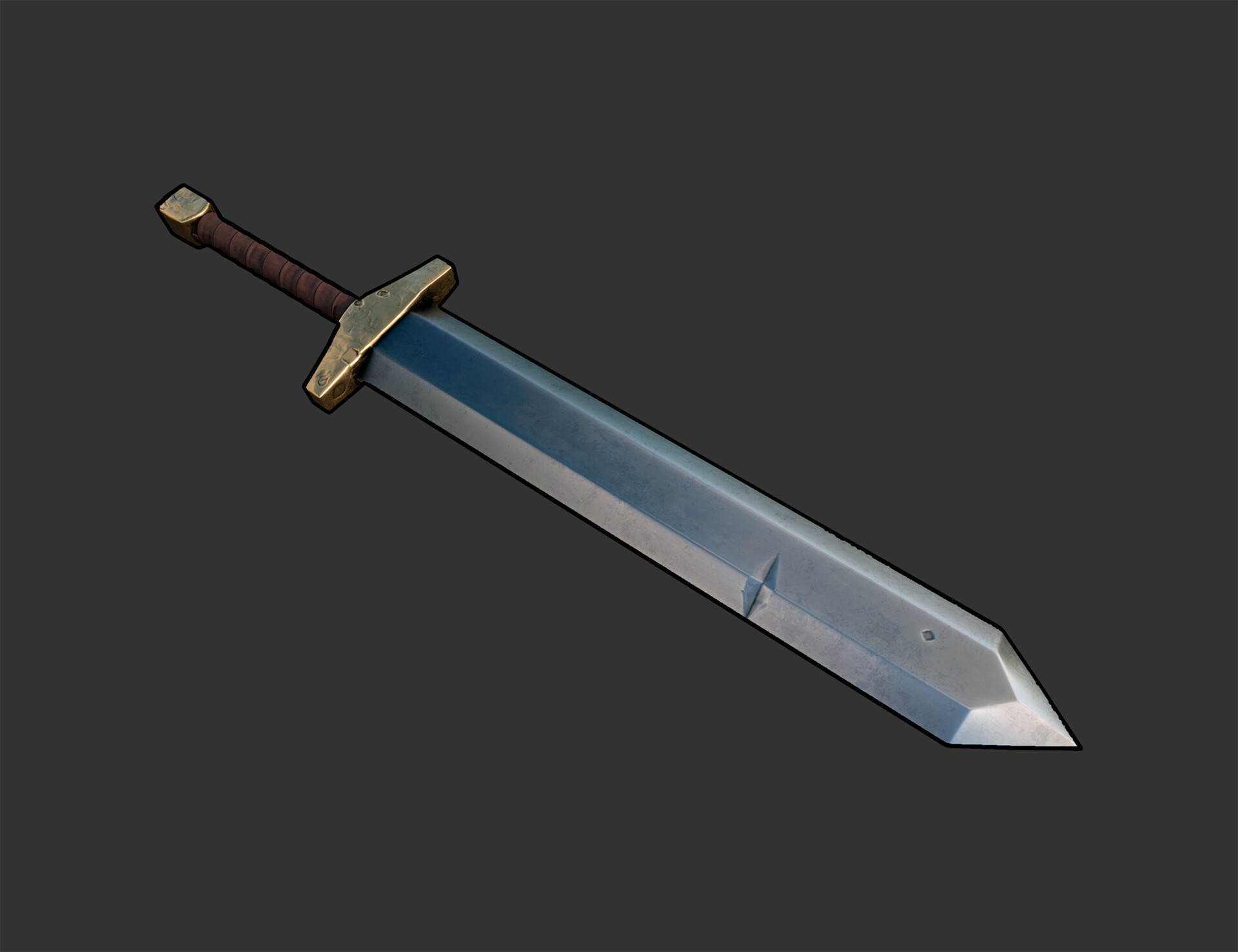 ArtStation - Stylized Sword (Free Download)