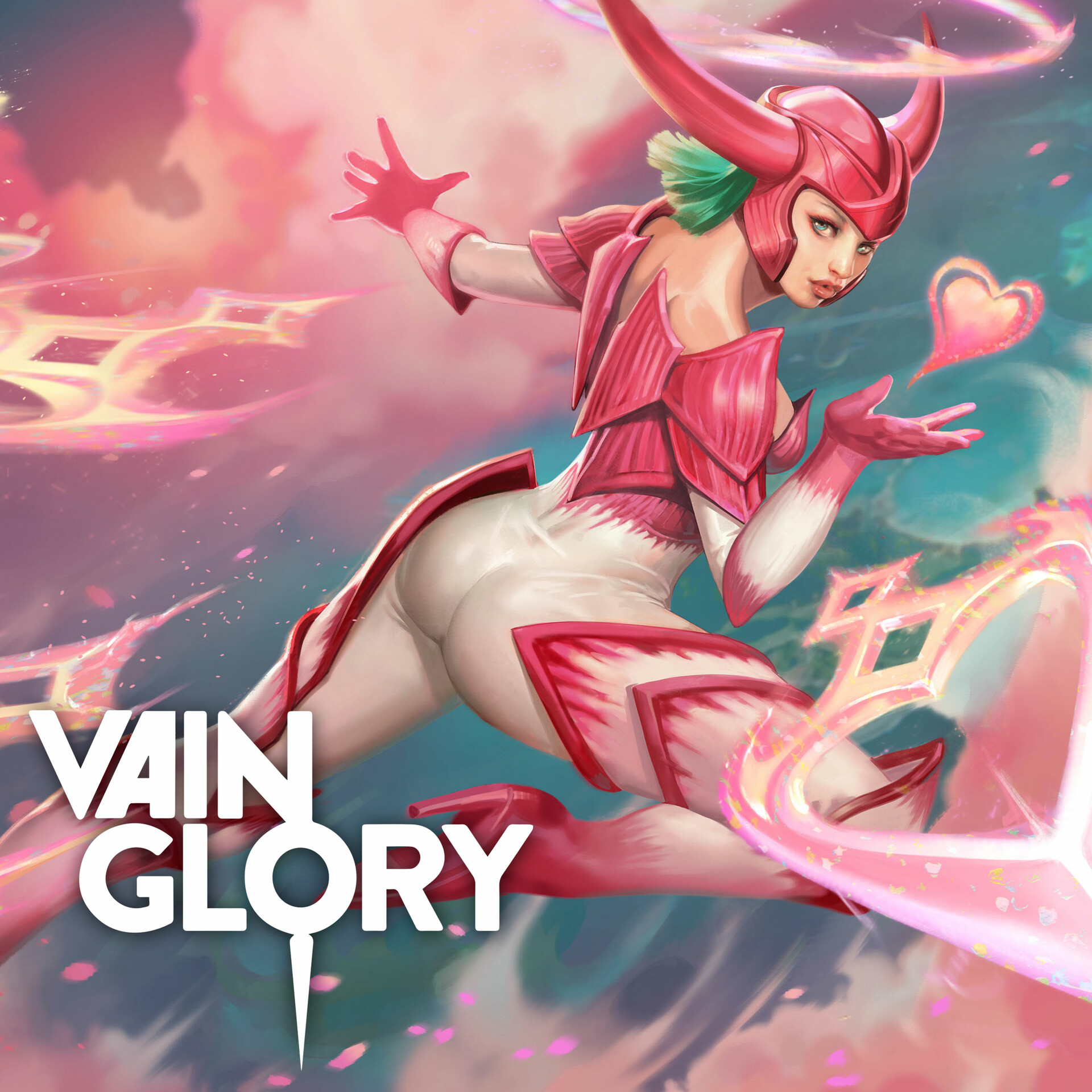ArtStation - Soaring Heart Ishtar Splash - Vainglory Valentines day Skin