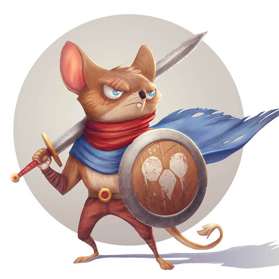 ArtStation - Mouse Warrior - Character Design