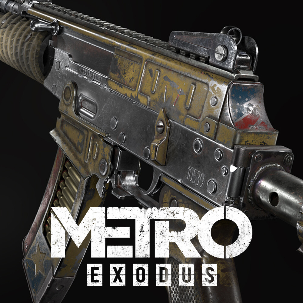 ArtStation - Ak-12 "Sammy". Metro Exodus: Sam's Story