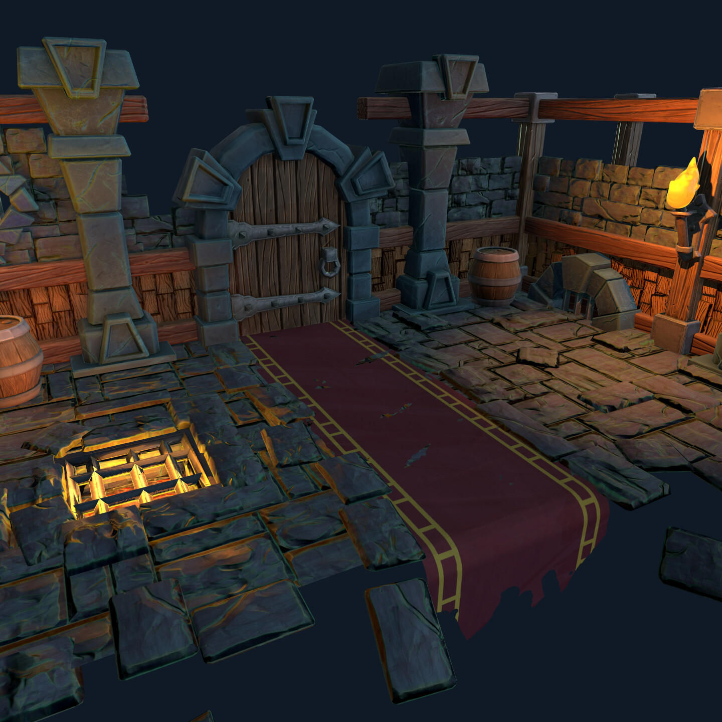 ArtStation - Stylized Dungeon Environment