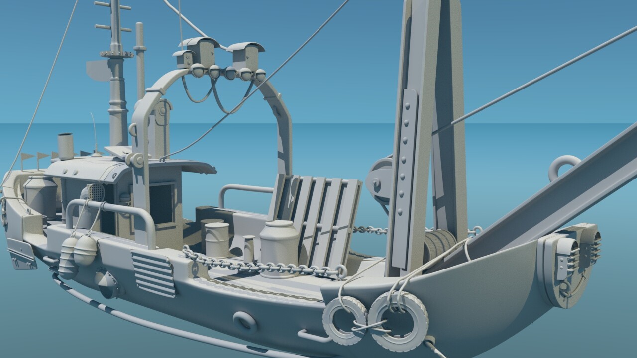 ArtStation - 3d Ship