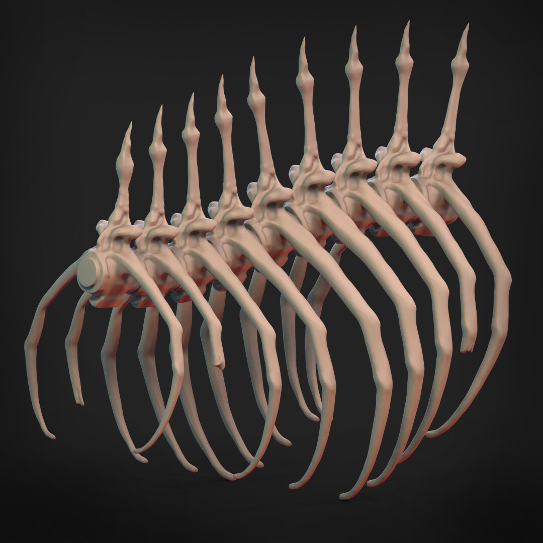 ArtStation - Dragon Skeleton