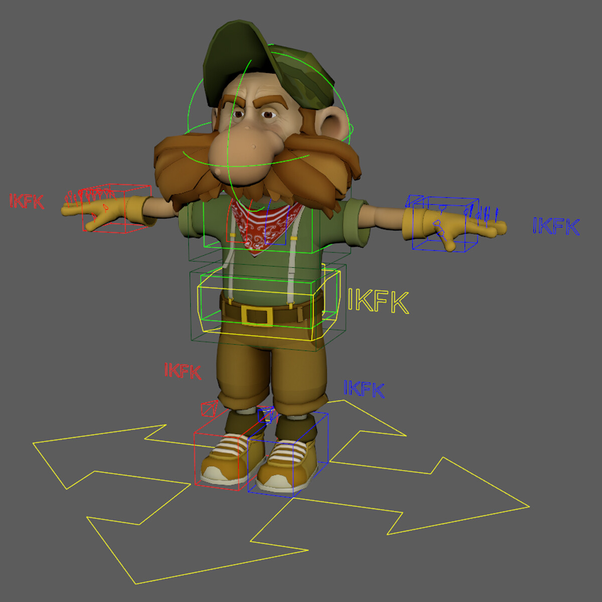 ArtStation - Fisher Character Rig