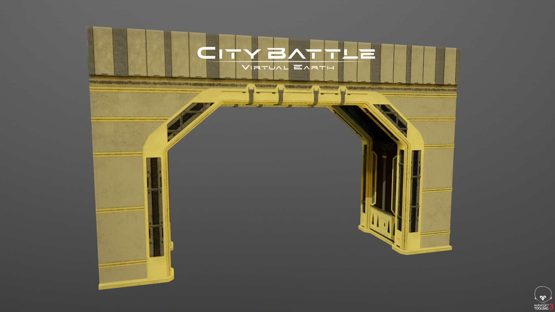 ArtStation - CityBattle: Virtual Earth. SciFI Map. Modular Environments.
