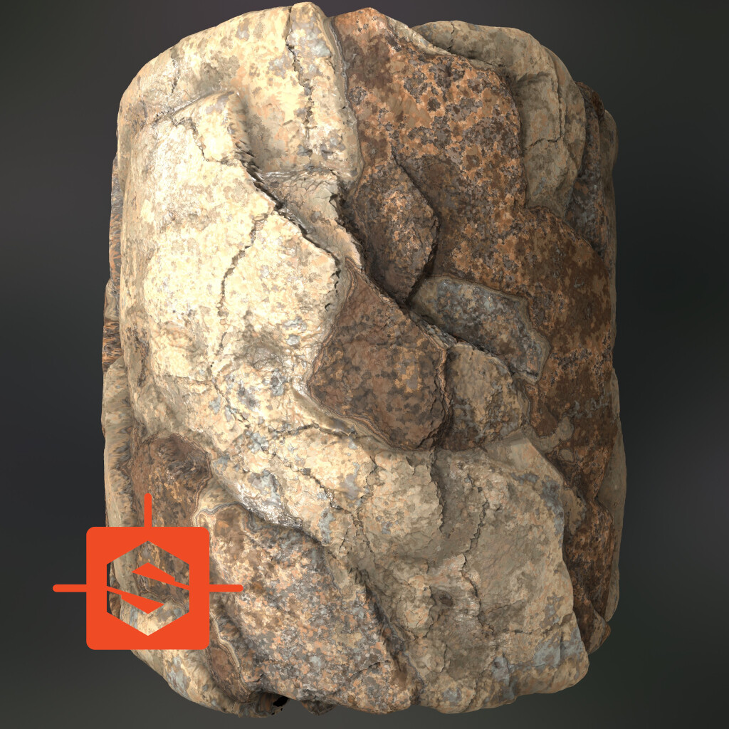 ArtStation - Procedural rocks variations