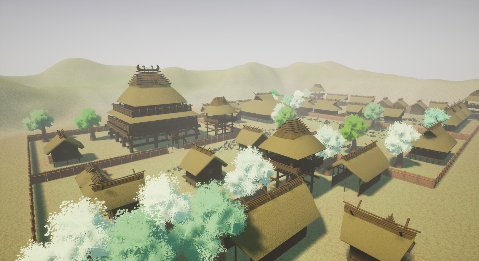 ArtStation - Kofun Period Village