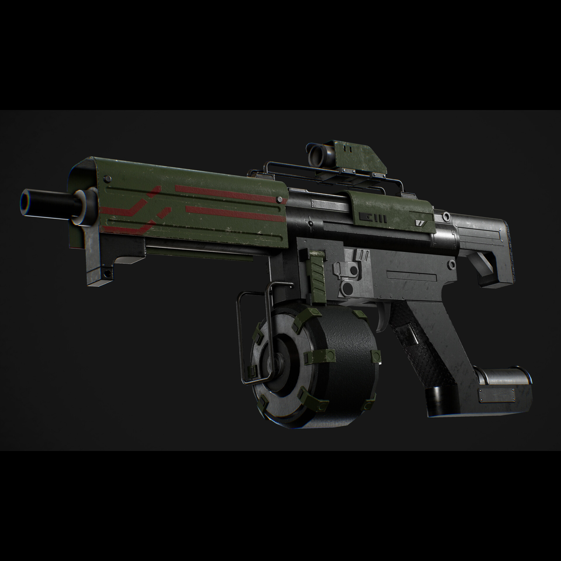 ArtStation - PBR Mech Weapon