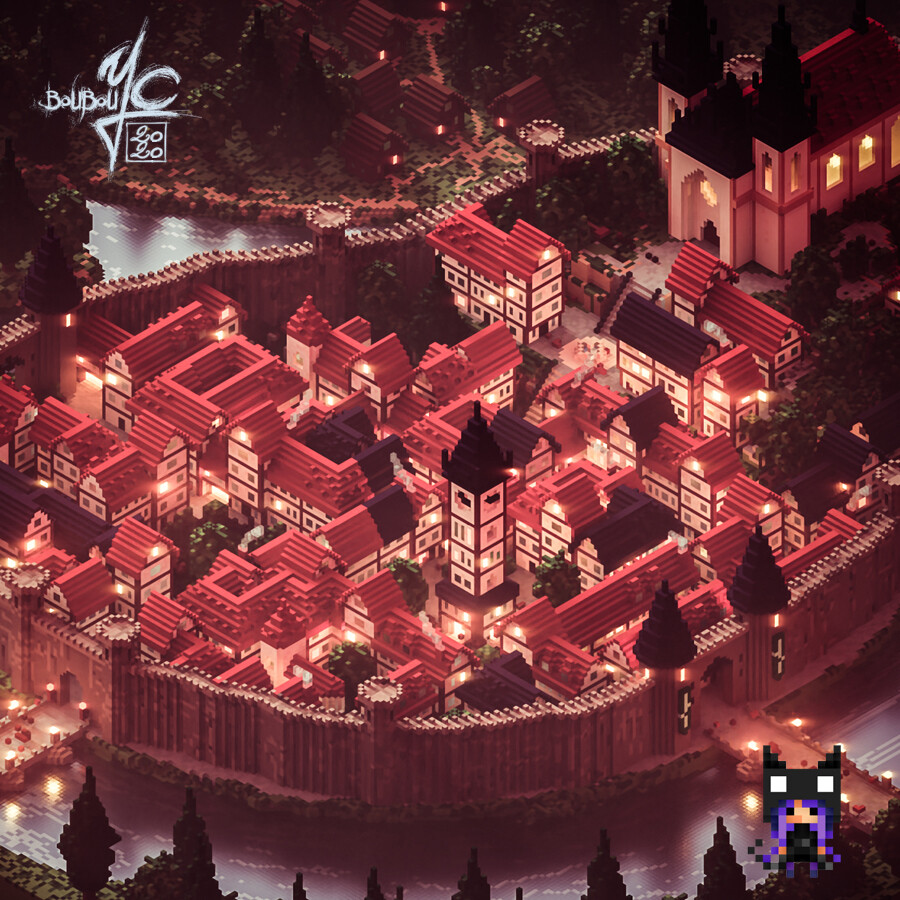 ArtStation - Medieval town