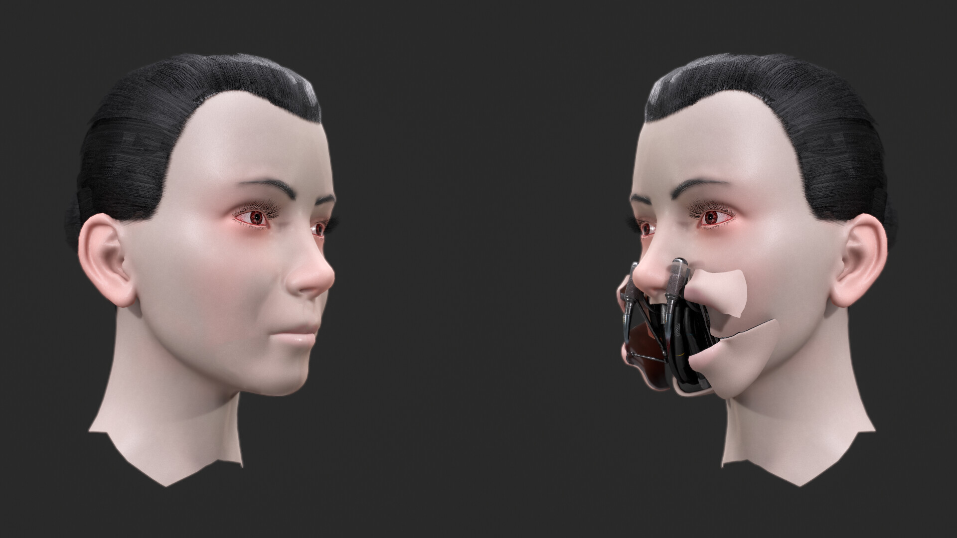 ArtStation - CyberPunk Vampire (Real-Time)