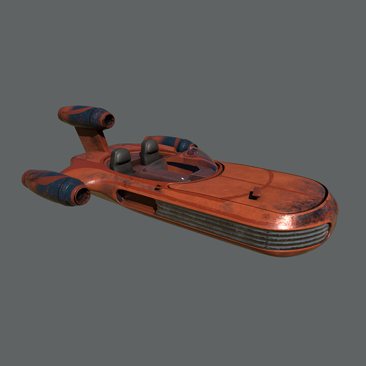 ArtStation - Star Wars Landspeeder