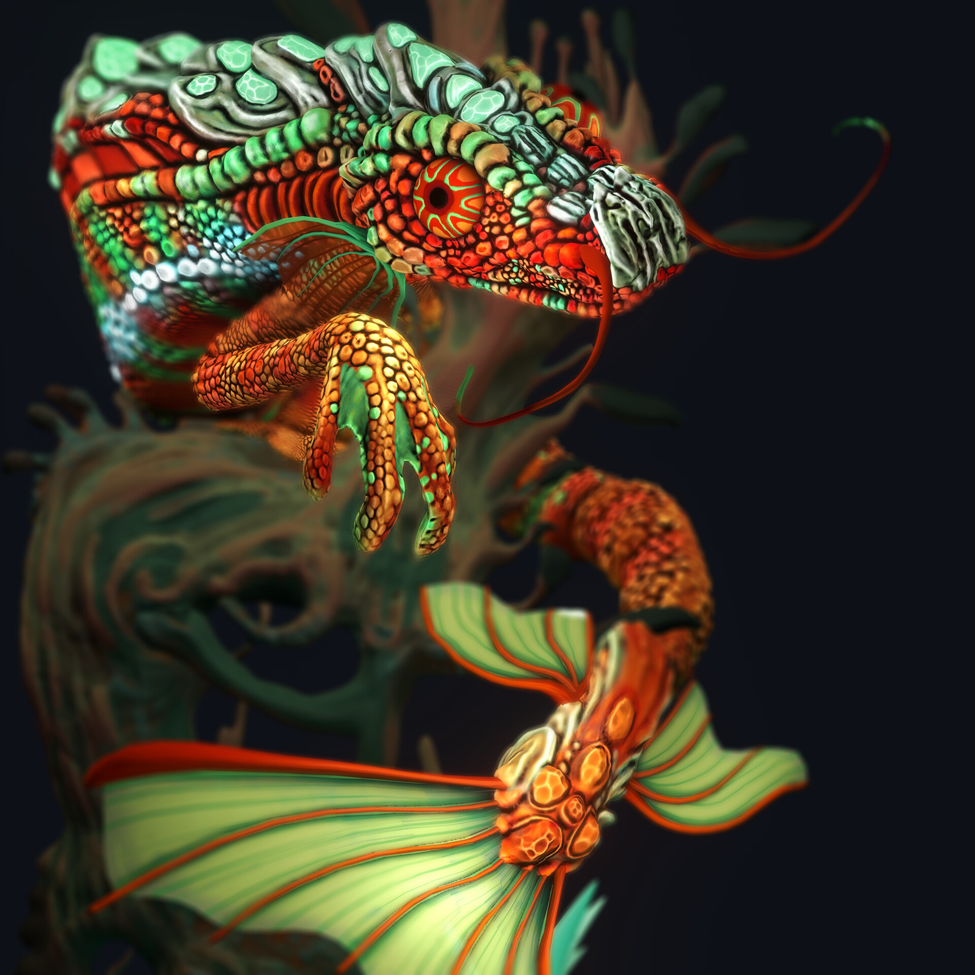 ArtStation - The Chameleon Fish