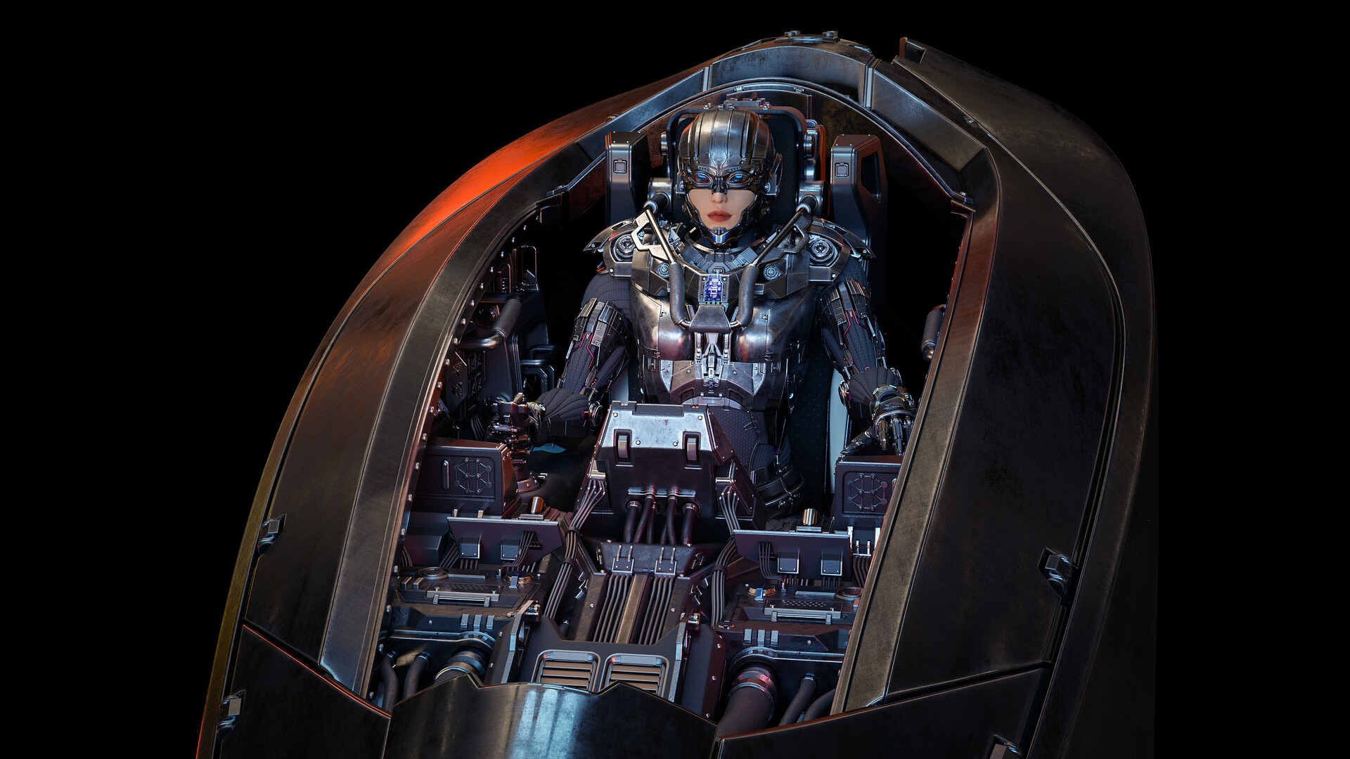 ArtStation - Heavy fighter of Mars